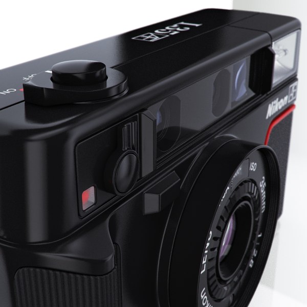 camera nikon l35 af 3d model