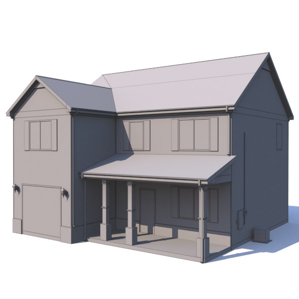 house residential home 3d model