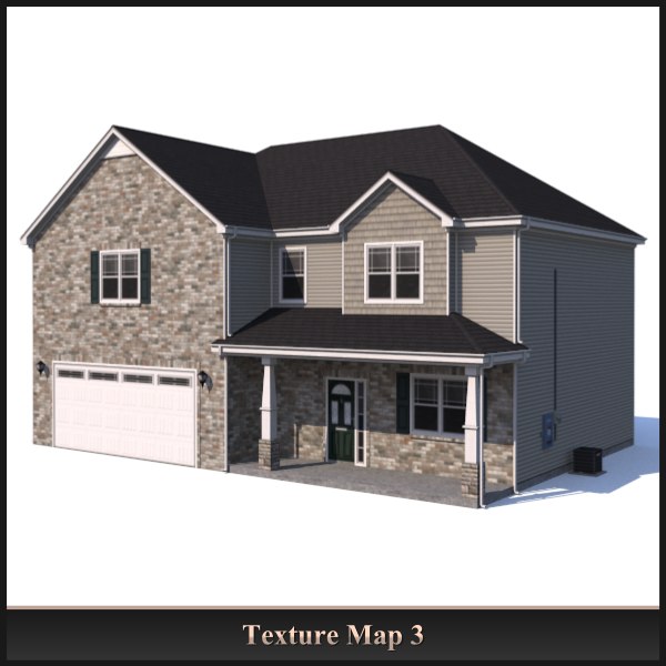 house residential home 3d model