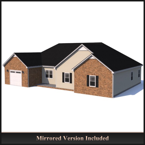 house residential home 3d model