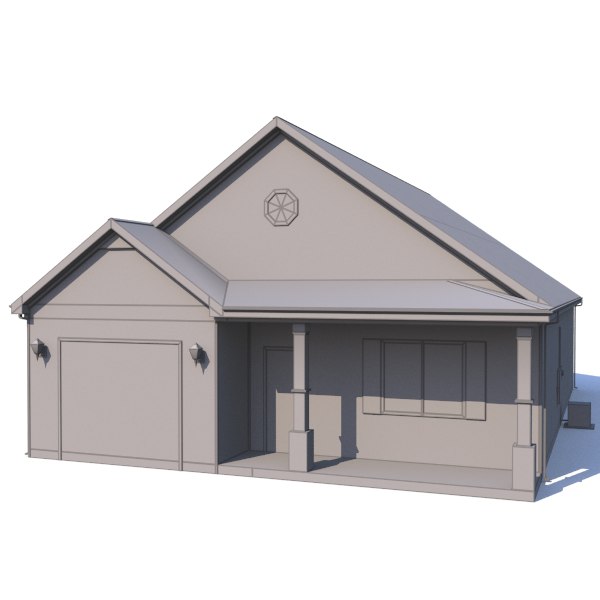 house residential home 3d model