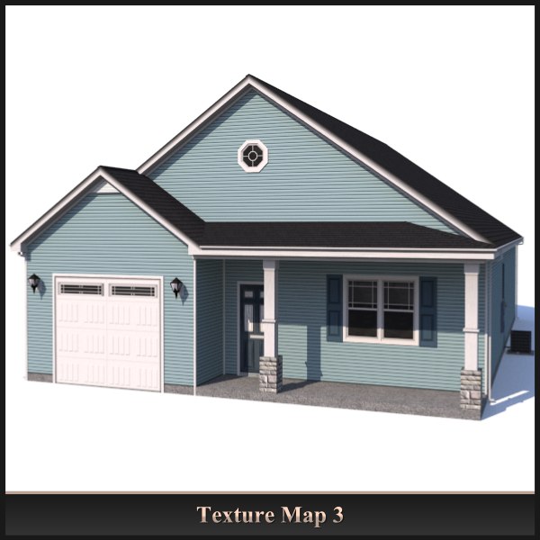 house residential home 3d model