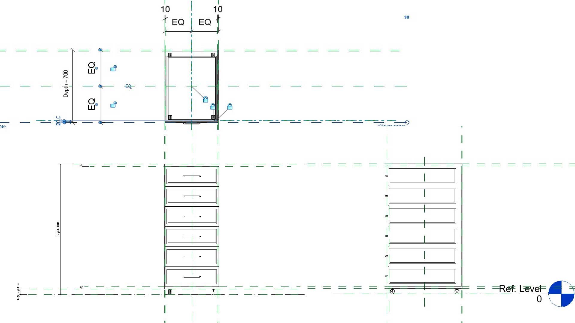 3D Office Desk Drawer Organizer Cabinet - TurboSquid 2036571