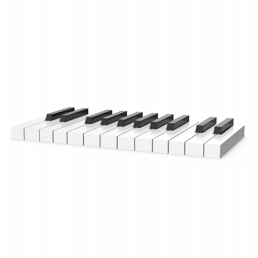 3D Piano Keyboard - TurboSquid 2280659