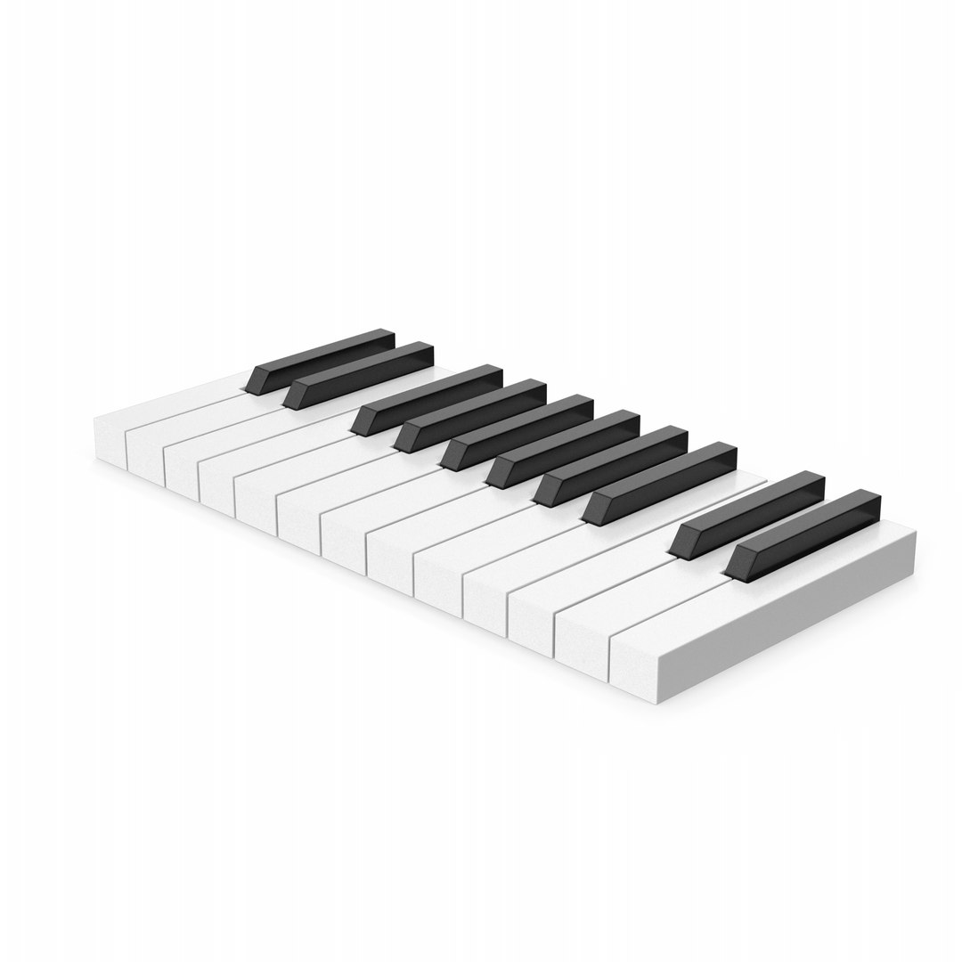 3D Piano Keyboard - TurboSquid 2280659