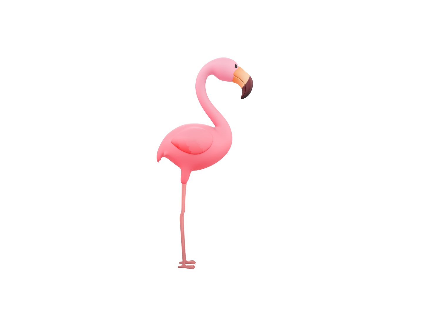 Character304 Flamingo 3D Model - TurboSquid 2213541