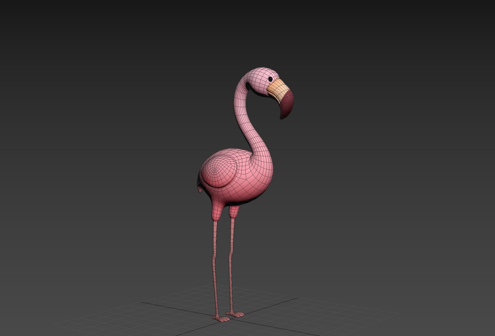 Character304 Flamingo 3D Model - TurboSquid 2213541