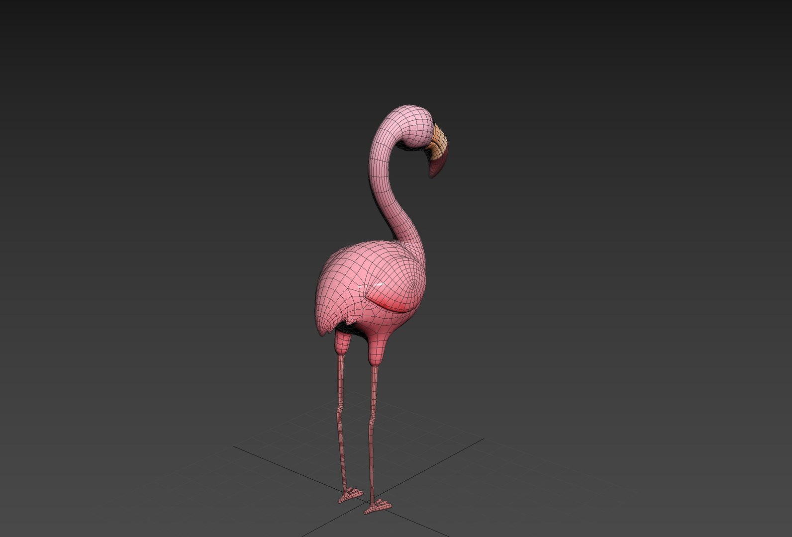 Character304 Flamingo 3D Model - TurboSquid 2213541