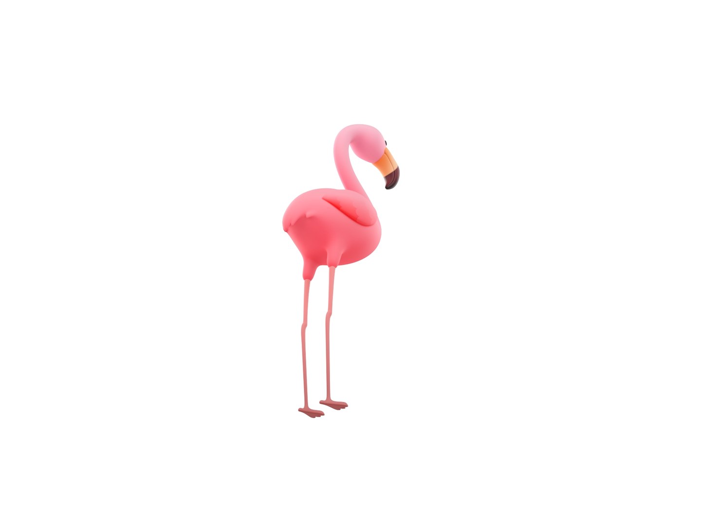 Character304 Flamingo 3D Model - TurboSquid 2213541