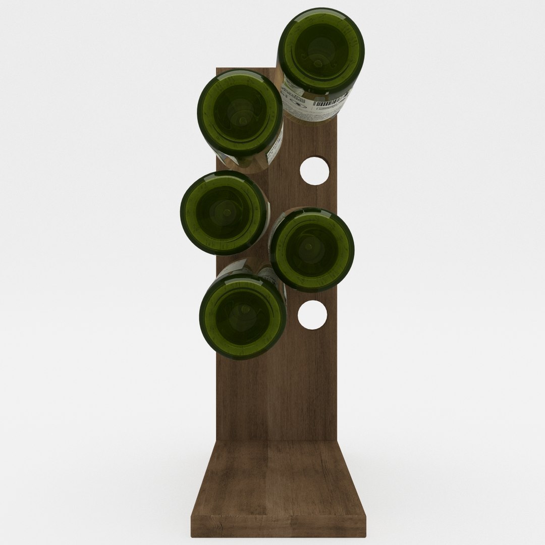 3d model wine rack
