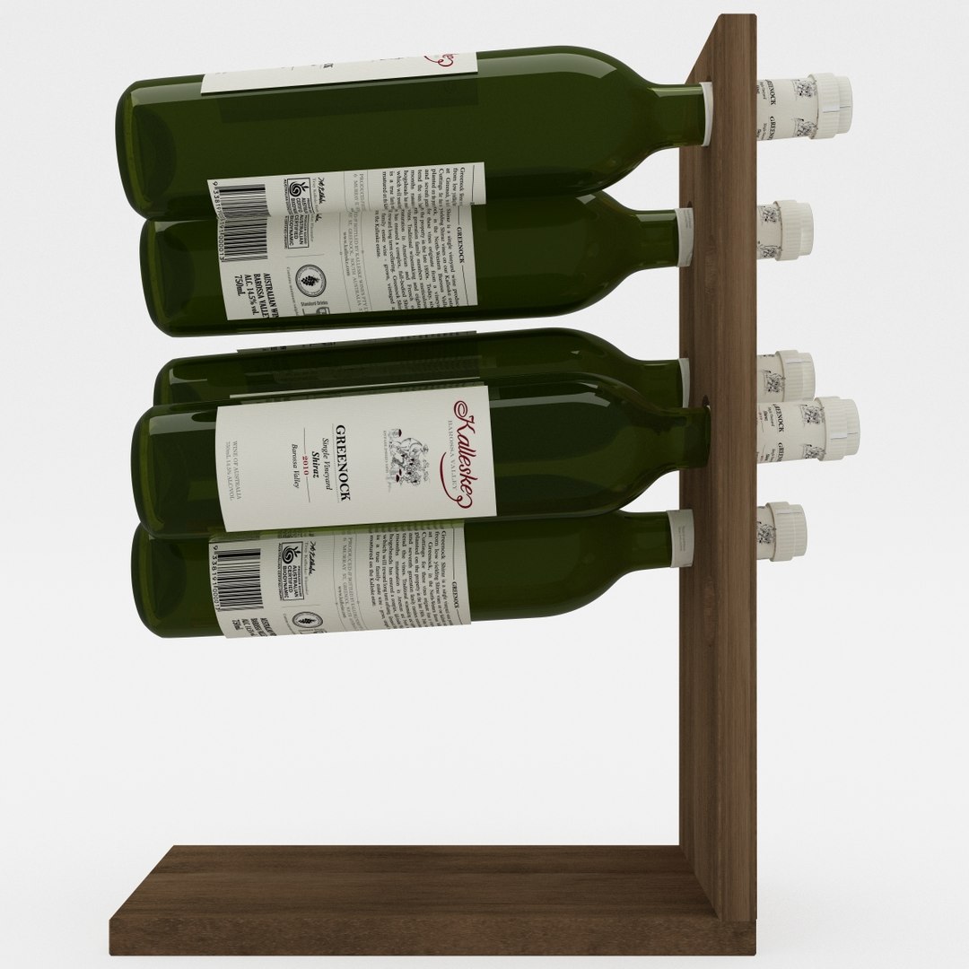 3d model wine rack