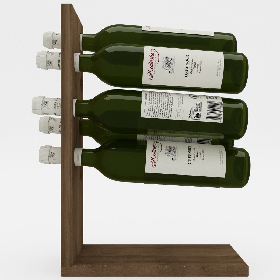 3d model wine rack