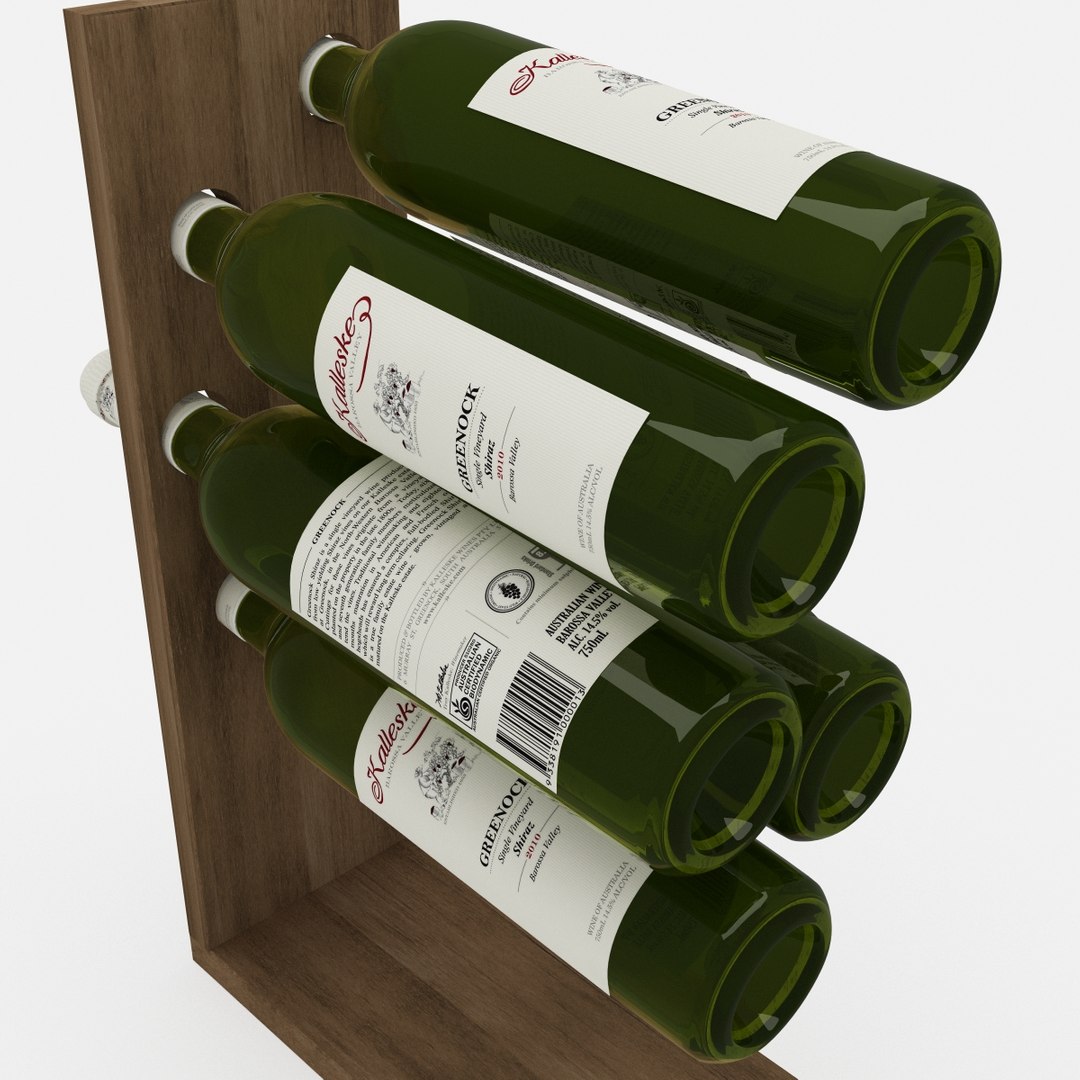 3d model wine rack