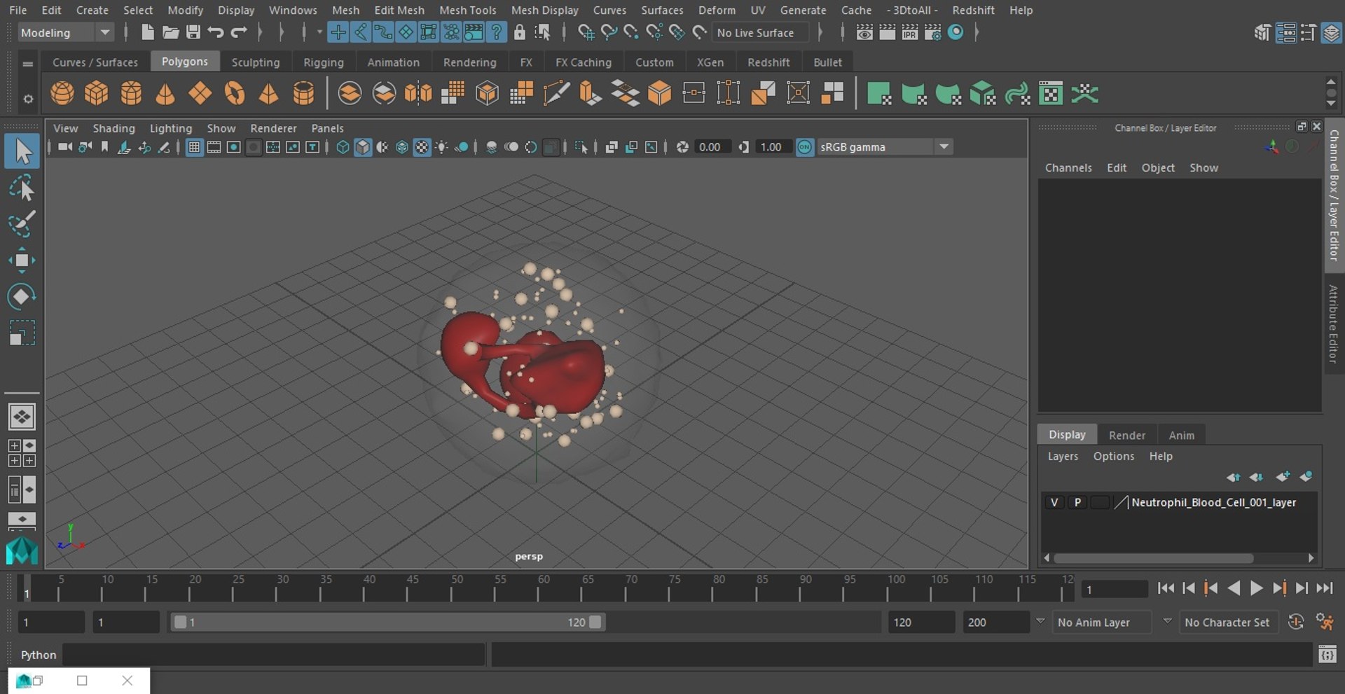 Neutrophil Blood Cell 3D Model - TurboSquid 2129033