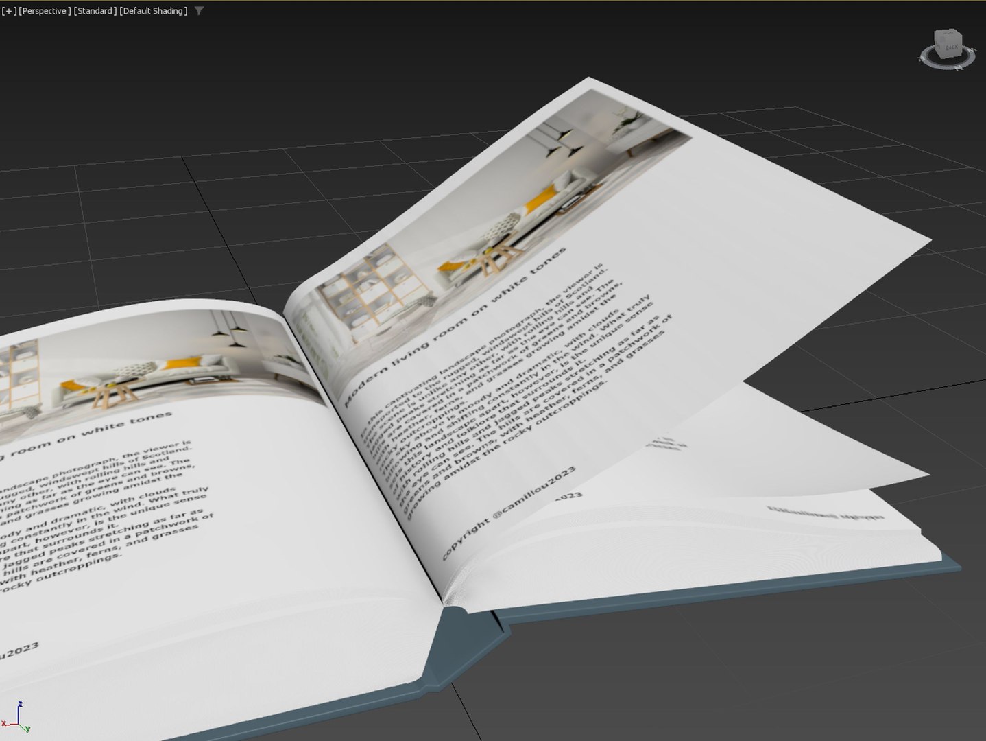 3D Animated Book With Pages In The Wind - TurboSquid 2057635