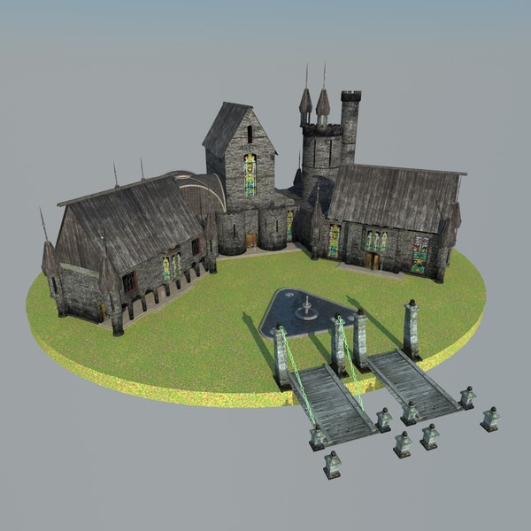 Castle 3ds Max Models for Download | TurboSquid