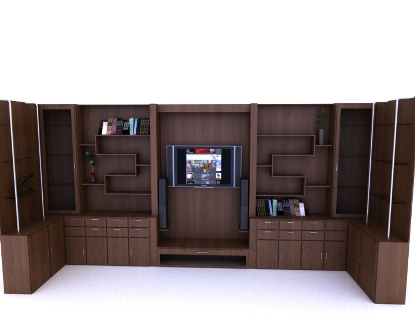 Wooden Cabinet 3D Model - TurboSquid 1463647