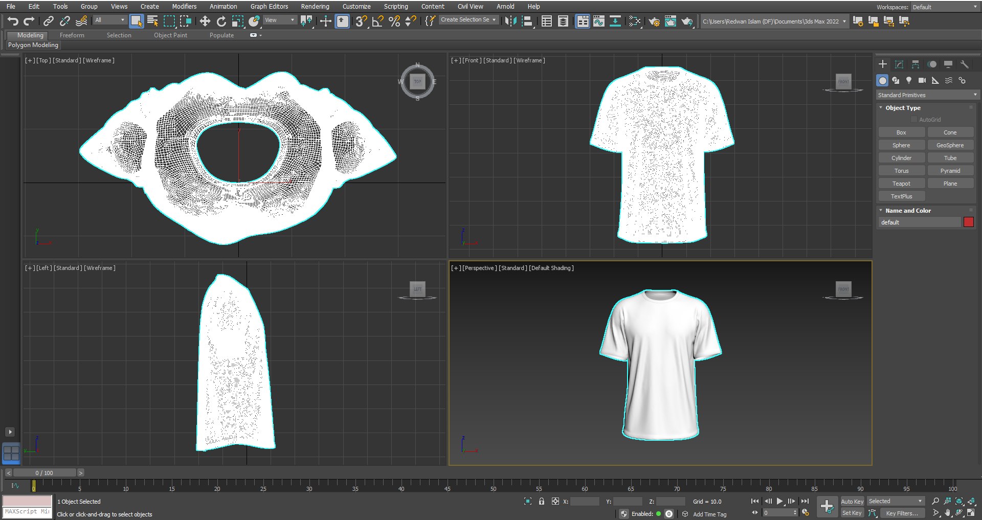 Stylish Men T-Shirt 3D - TurboSquid 2106352