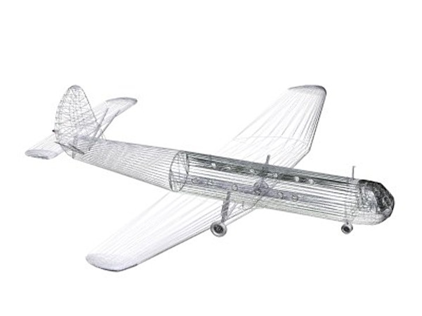 3d C4d Short Stirling Transport Glider
