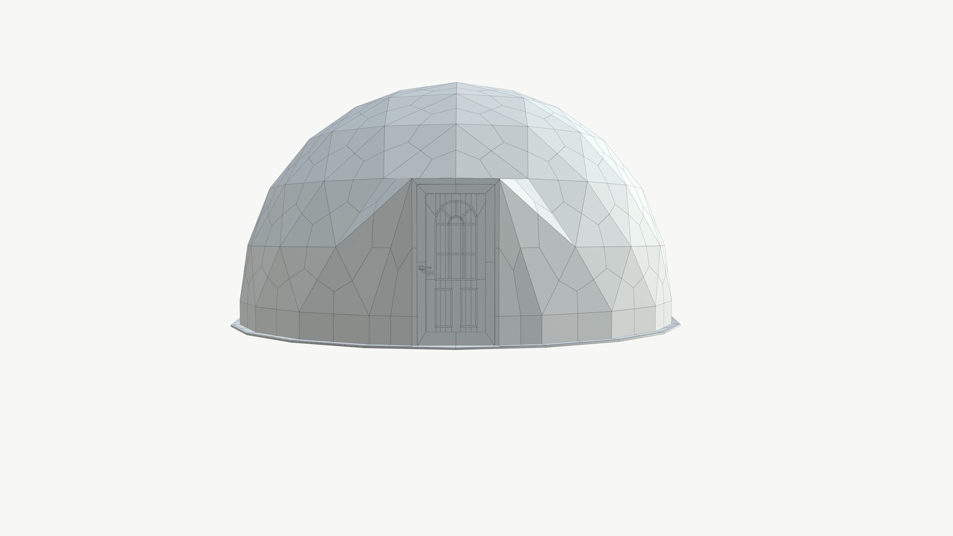 Geodesic Dome Structure Realistic 3D Model - TurboSquid 2116710