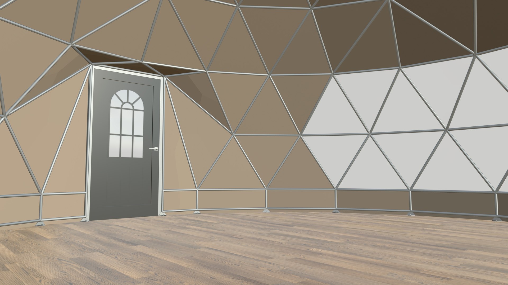 Geodesic Dome Structure Realistic 3D Model - TurboSquid 2116710