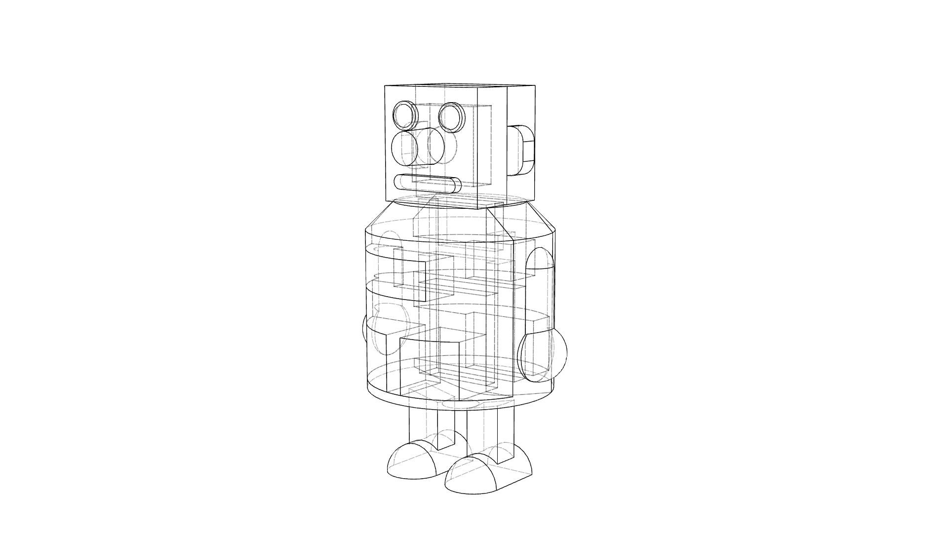 3D Puzzle Android Robot Model - TurboSquid 1676224