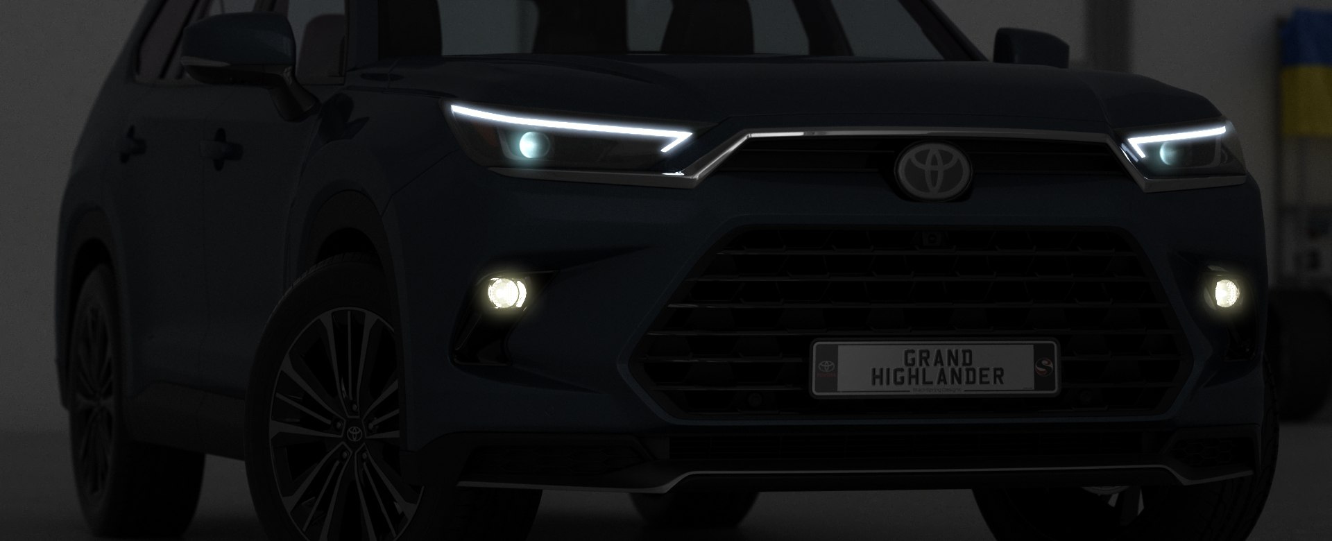 Toyota Grand Highlander 2024 With Interior 3D Model - TurboSquid 2121115