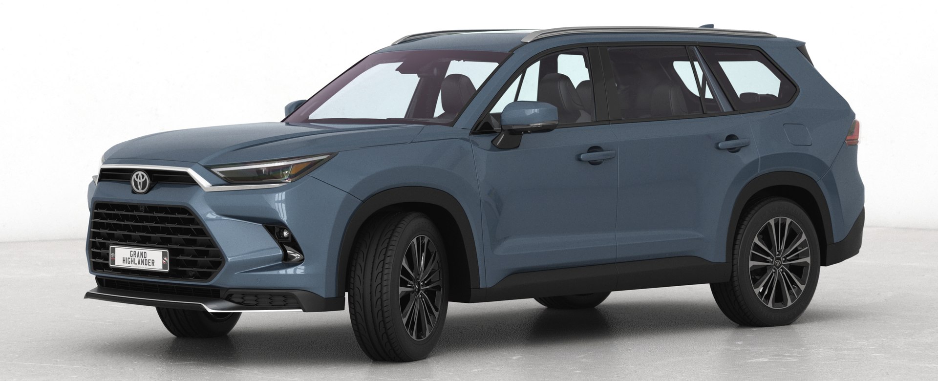 Toyota Grand Highlander 2024 With Interior 3D Model - TurboSquid 2121115