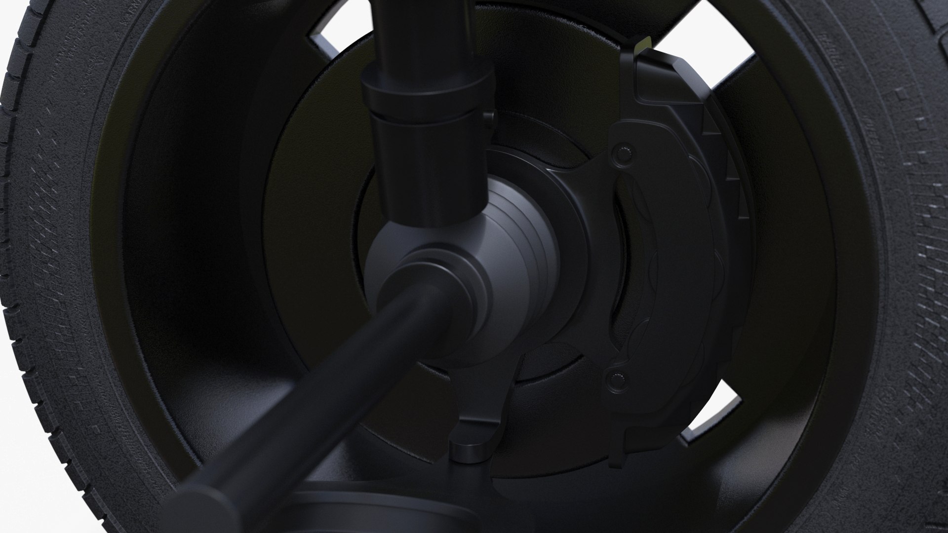 Car Wheel And Suspension Assembly 3D Model - TurboSquid 2343037