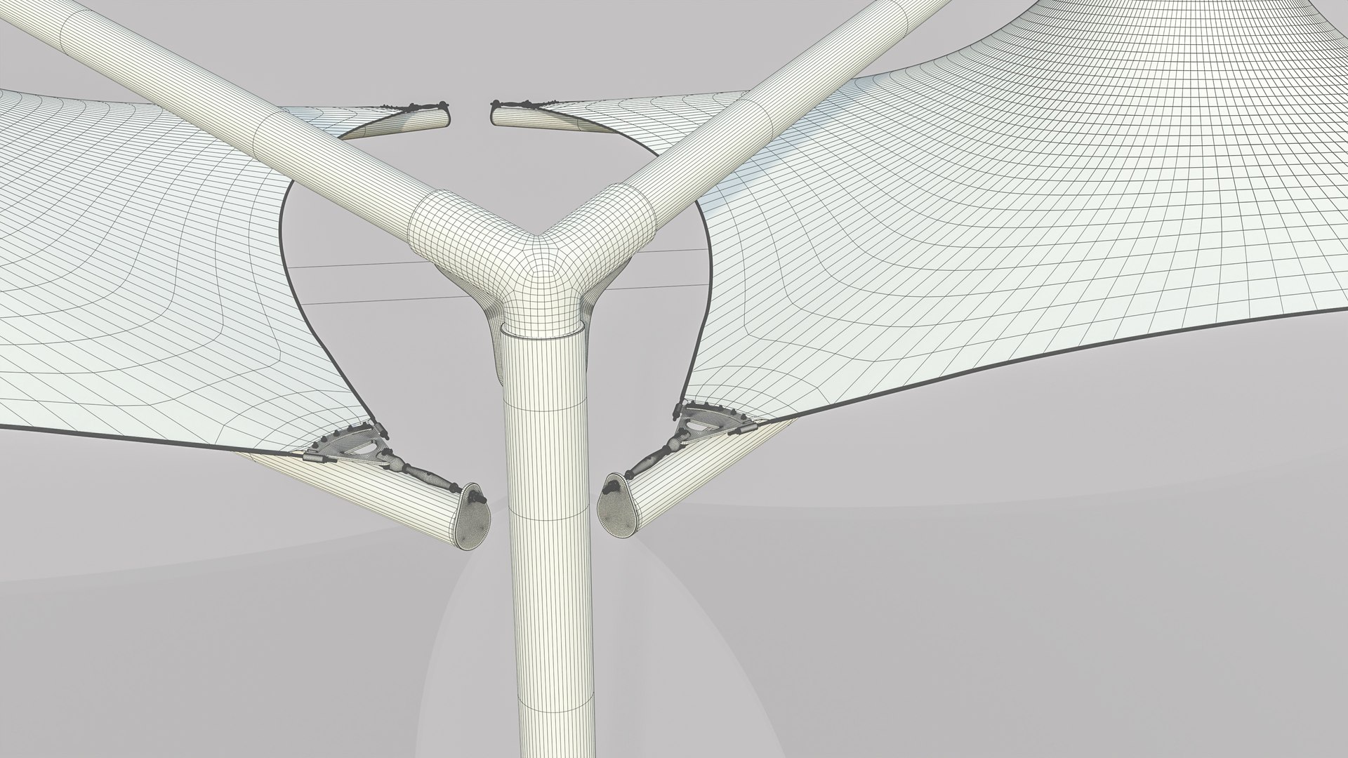 Tensile Structure New Realistic Design Model - TurboSquid 2374441