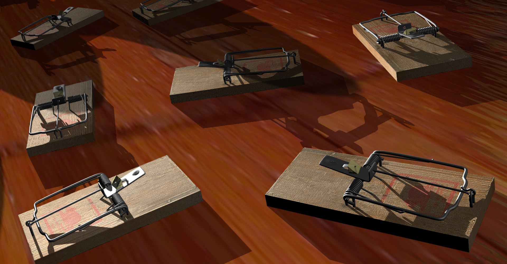3d Model Mouse Trap