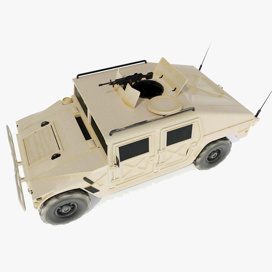 hmmwv hummer military desert storm 3d 3ds