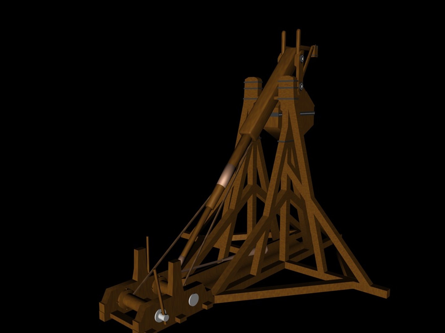 Medieval Trebuchet 3d 3ds