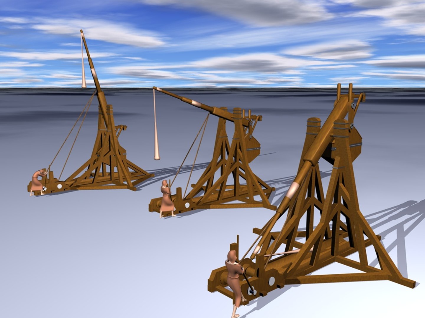Medieval Trebuchet 3d 3ds