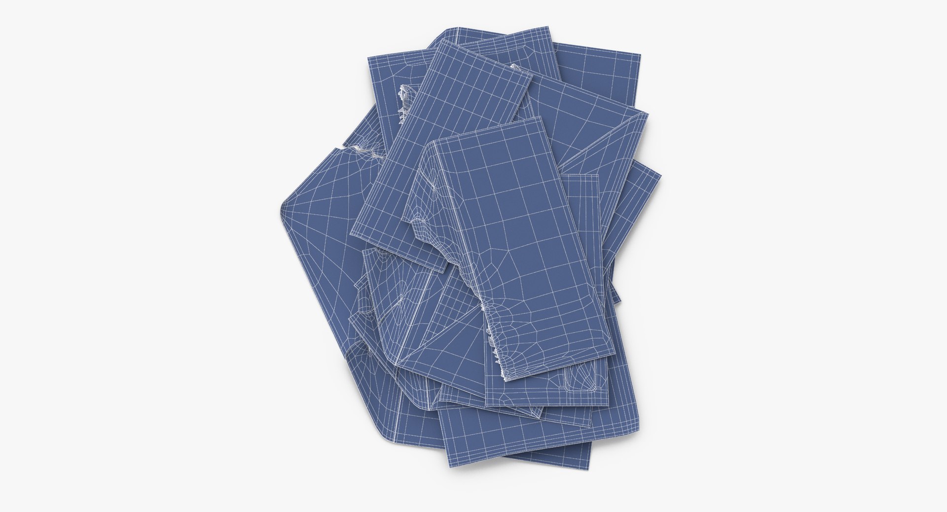 3D Mail Piles Model - TurboSquid 1233246