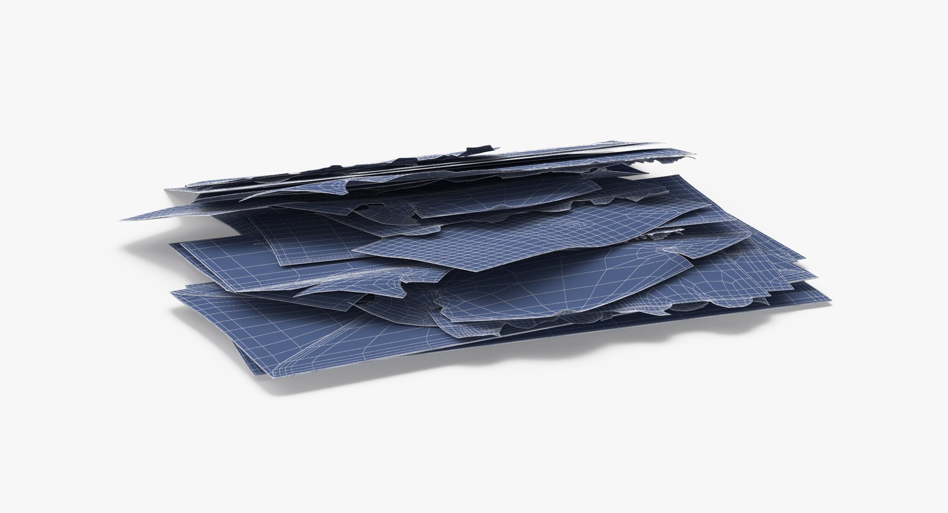 3D Mail Piles Model - TurboSquid 1233246