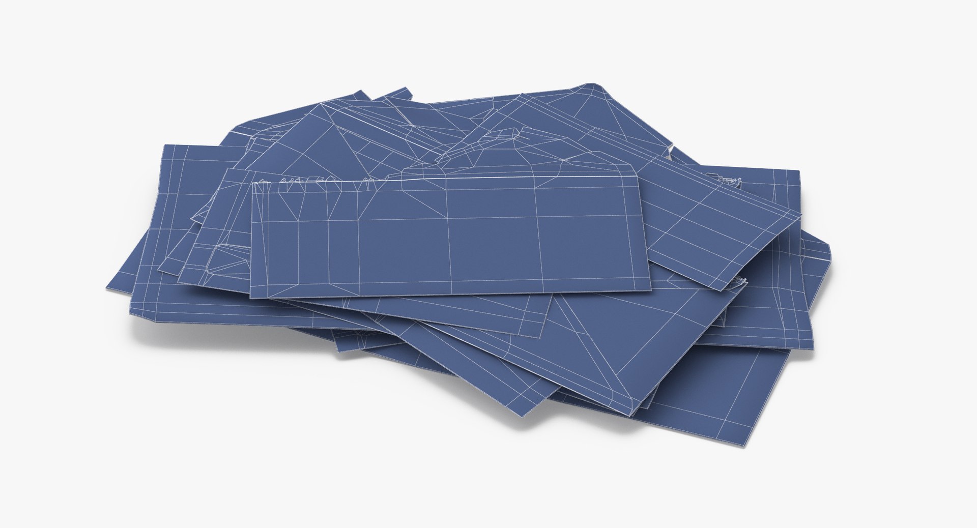 3D Mail Piles Model - TurboSquid 1233246