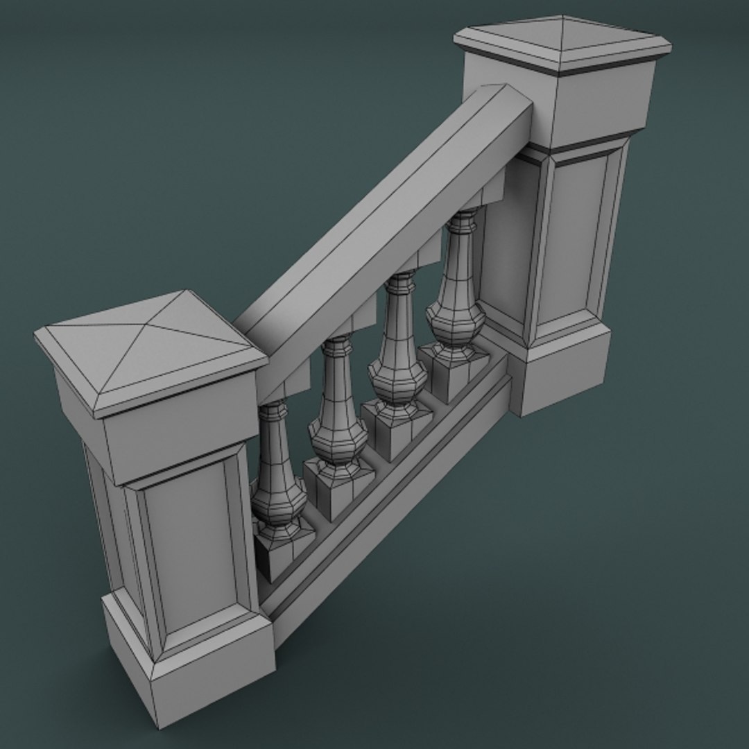 Staircase Balustrade Obj