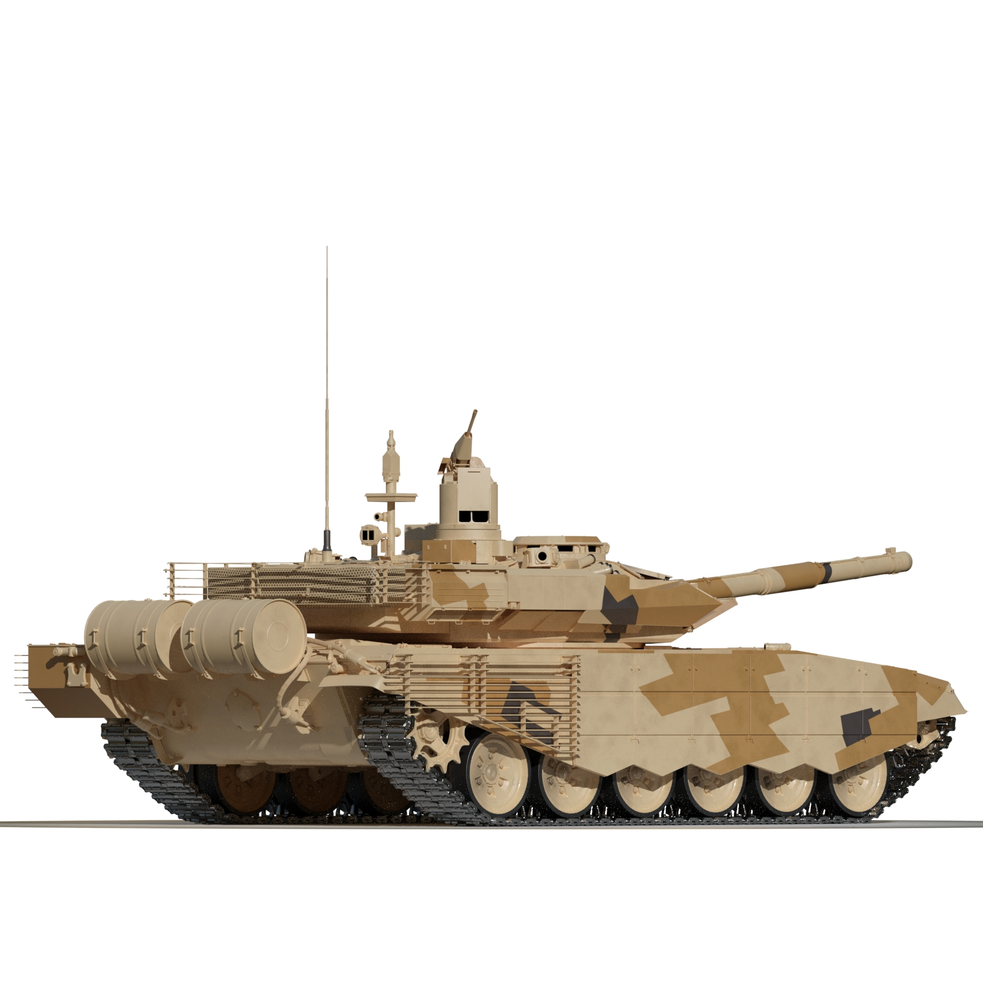 3d model russian battle tank