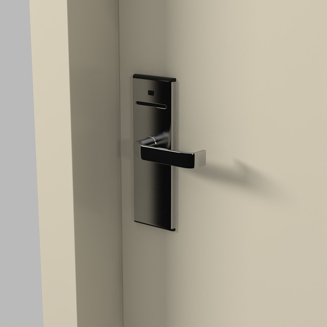 3d Model Of Hotel Door