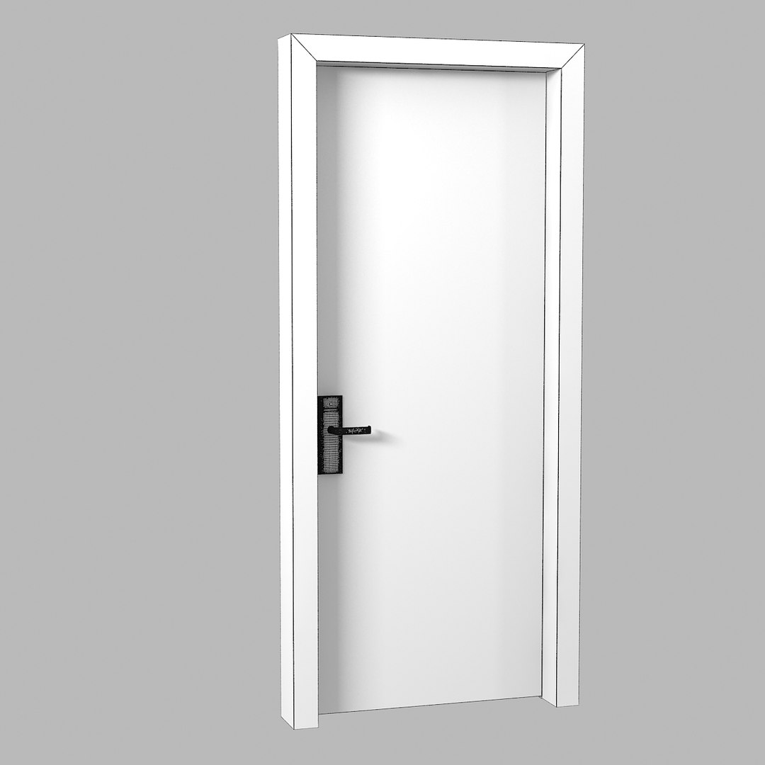 3d Model Of Hotel Door