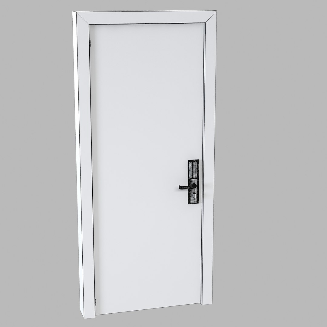 3d Model Of Hotel Door