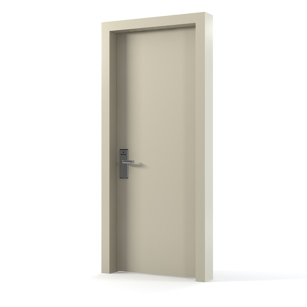 3d Model Of Hotel Door