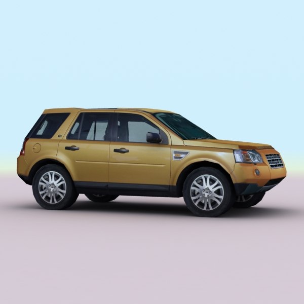 3d 2010 land rover freelander model