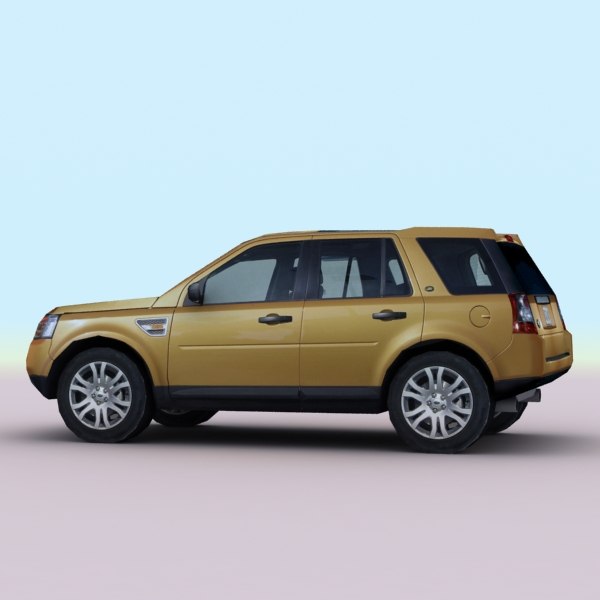 3d 2010 land rover freelander model