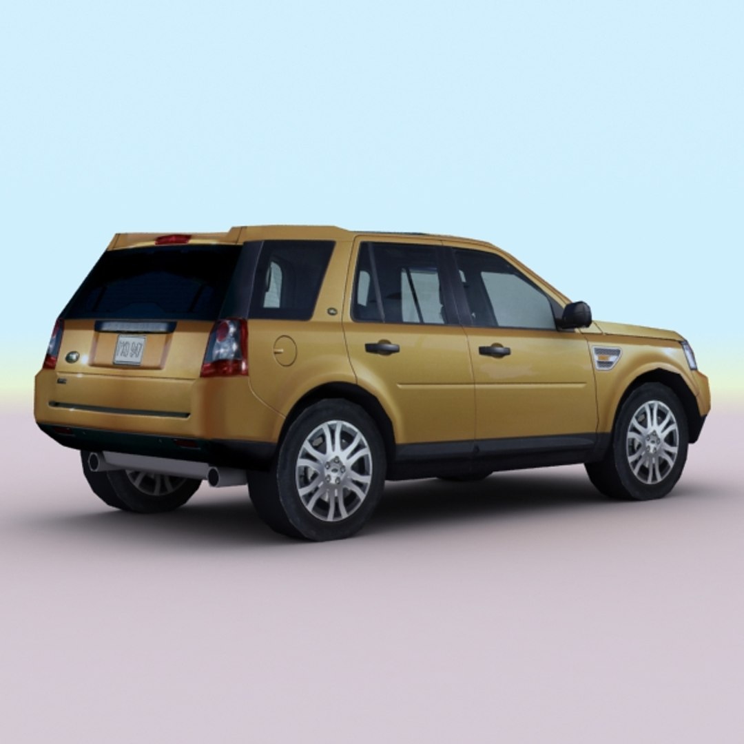 3d 2010 Land Rover Freelander Model