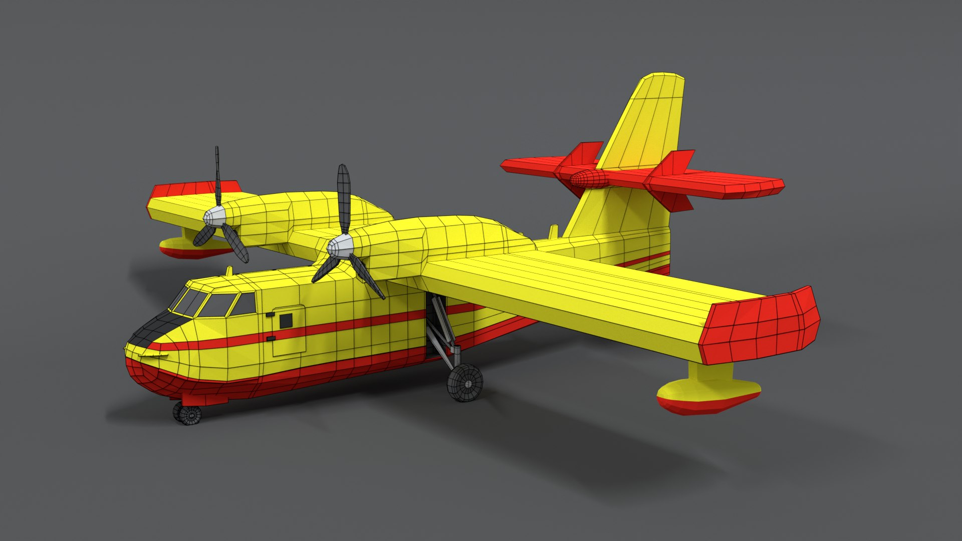 3D Canadair Cl 215 Model - TurboSquid 1572307