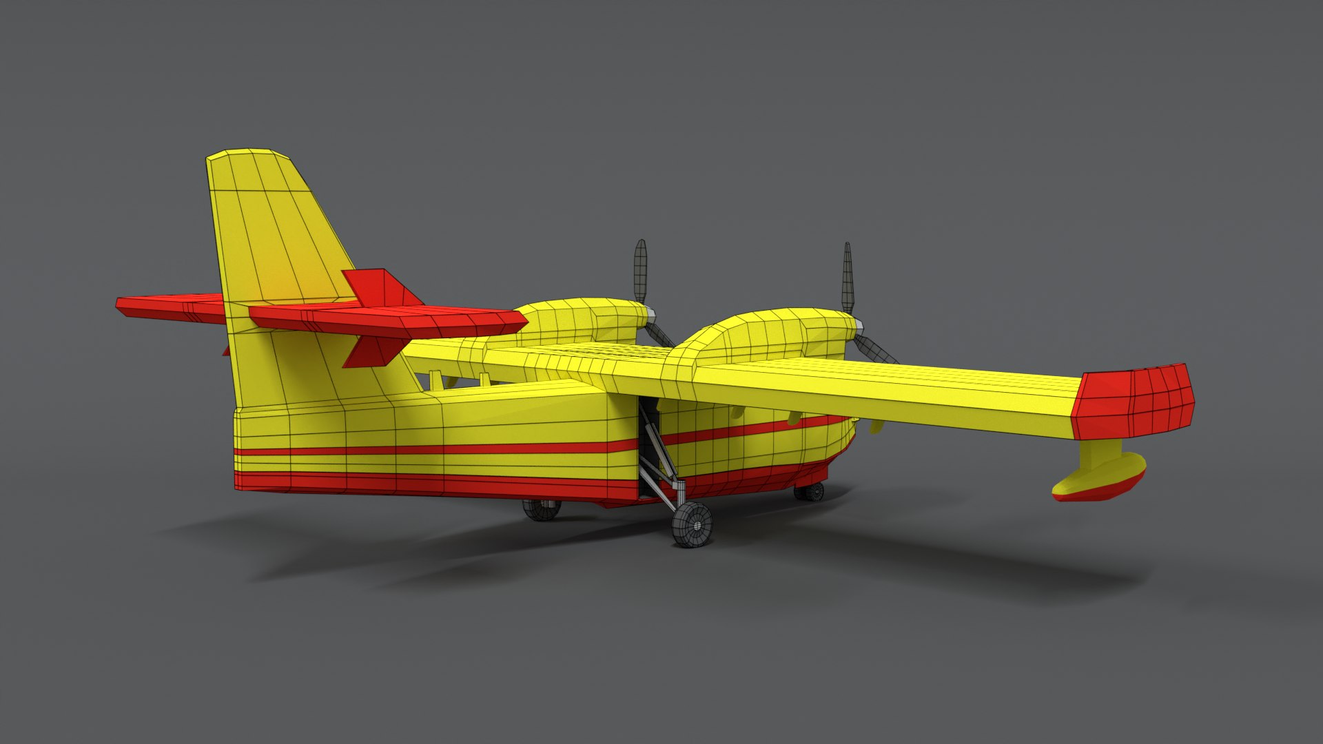 3D Canadair Cl 215 Model - TurboSquid 1572307