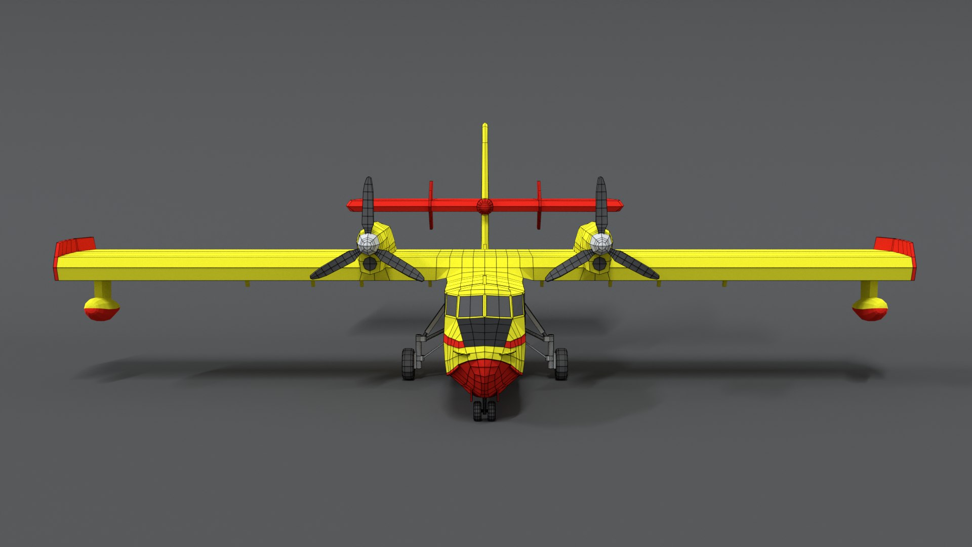 3D canadair cl 215 model - TurboSquid 1572307