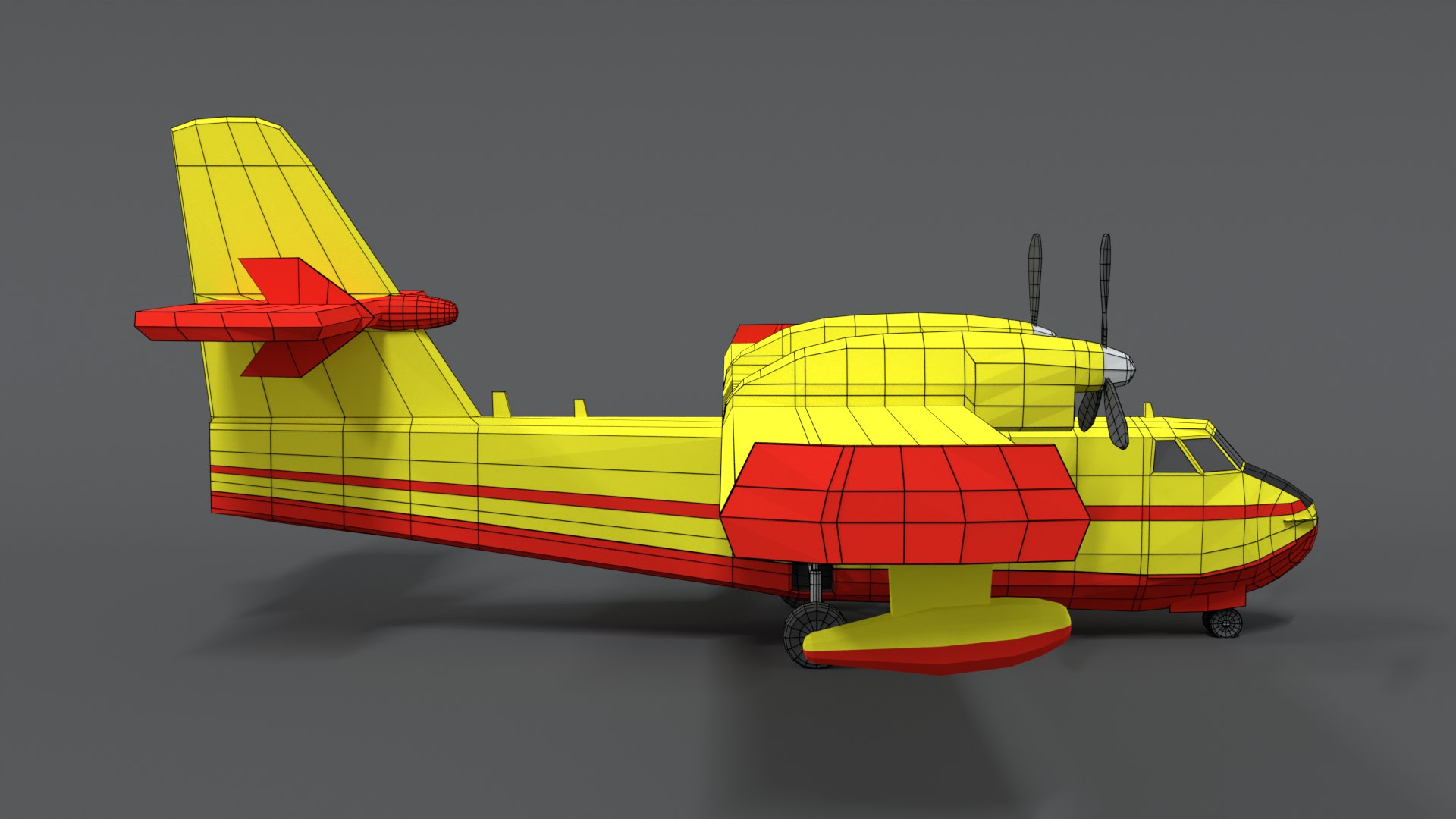 3D Canadair Cl 215 Model - TurboSquid 1572307